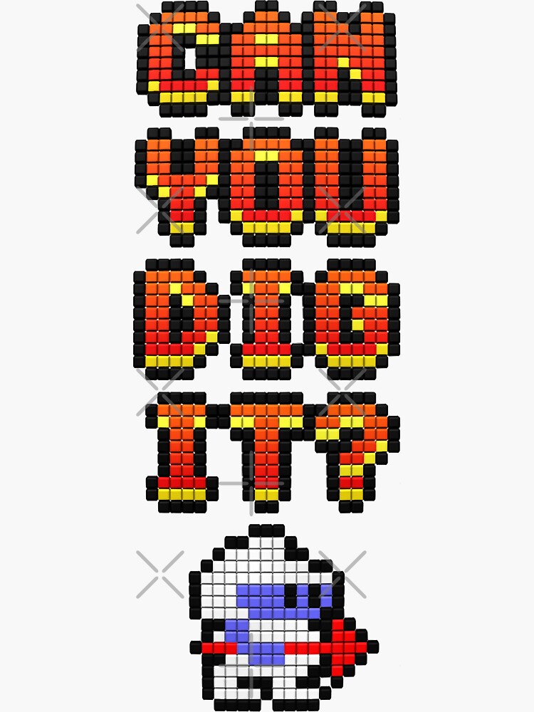 "The Best Man Woman Arcade Dig Dug Awesome Since" Sticker for Sale by ...