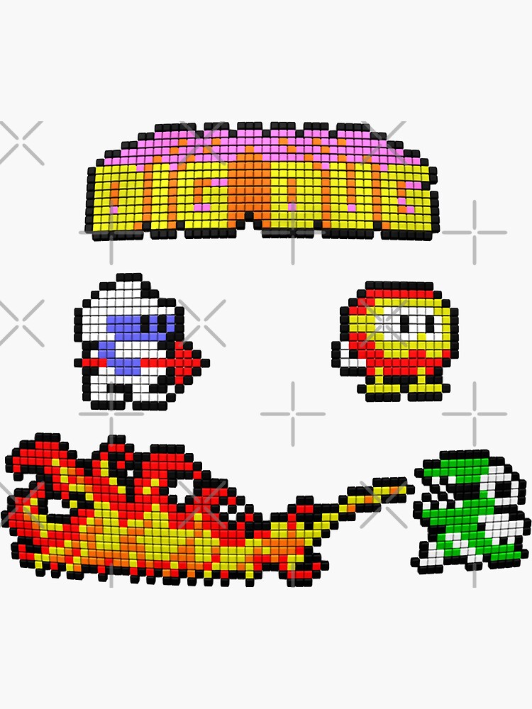 "The Birthday Boy Arcade Dig Dug Music Awesome" Sticker for Sale by ...