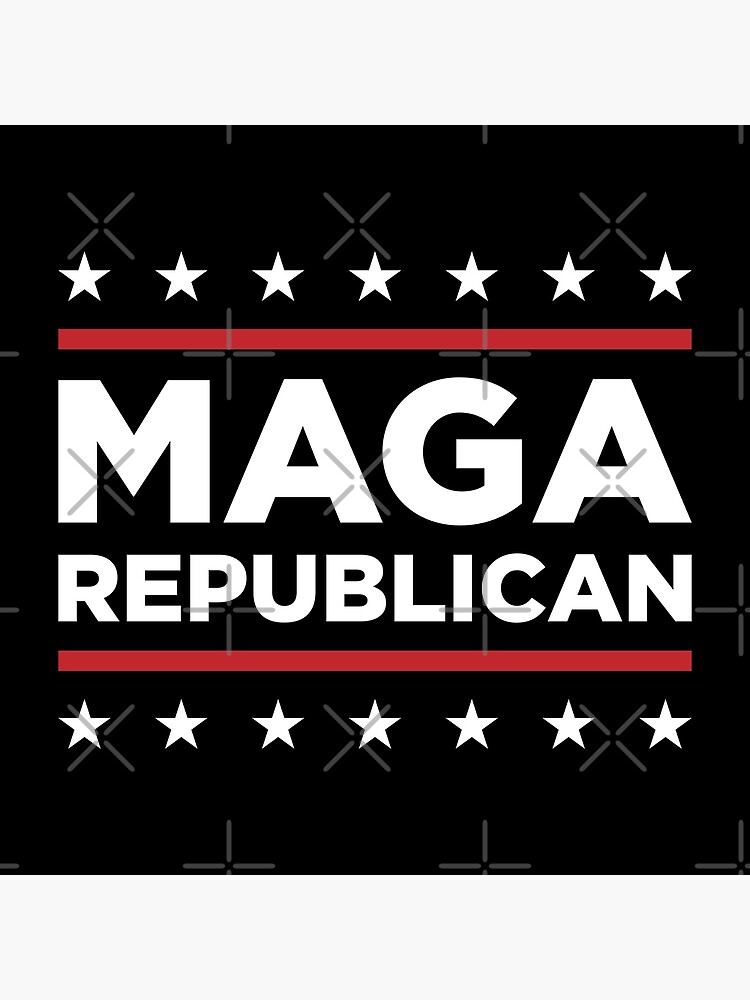 "MAGA Republican Stars and Stripes" Poster for Sale by Heartworx ...