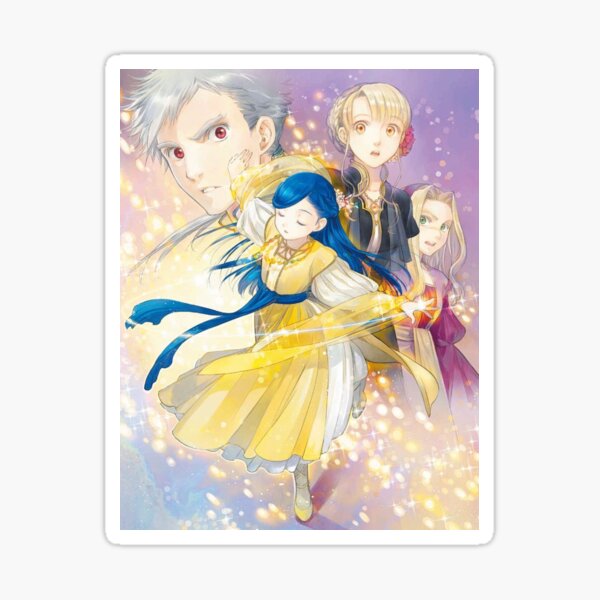 "Ascendance of a bookworm light Myne's Crest Magic " Sticker for Sale ...