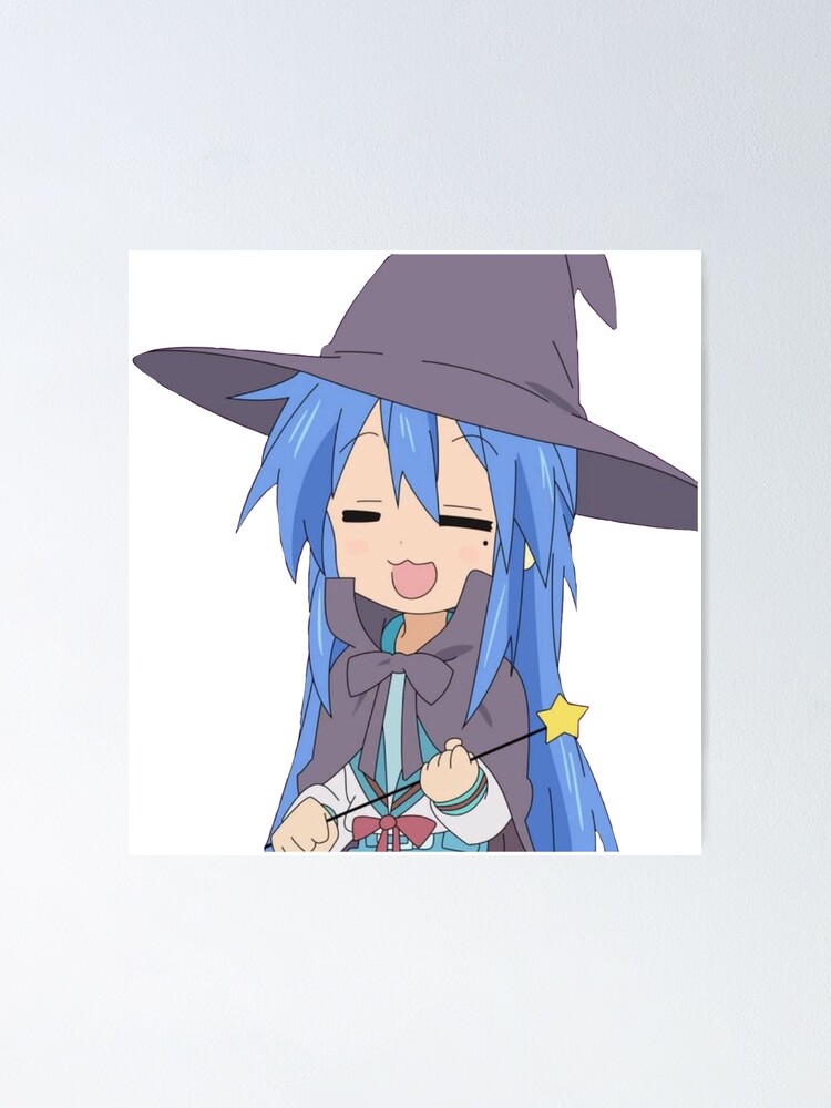 "Witch Konata Izumi" Poster for Sale by hexmaniaczelda | Redbubble