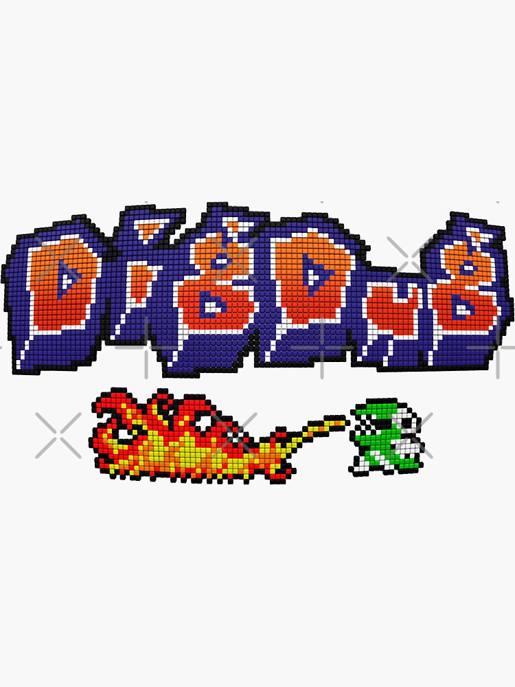 "Who Loves Basket Dig Video Games Dug Vintage Style" Sticker for Sale ...