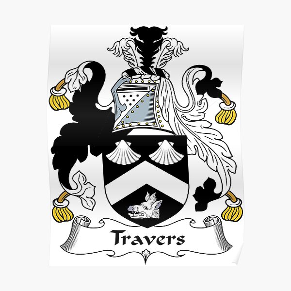 "Travers " Poster for Sale by HaroldHeraldry | Redbubble