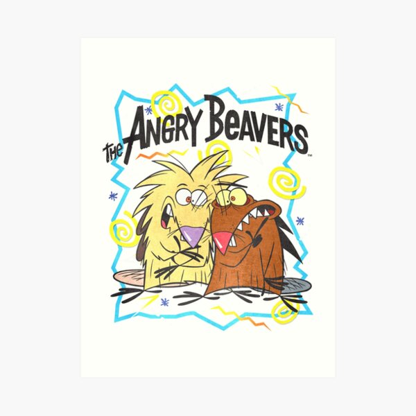 "Angry Beavers Characters " Art Print for Sale by Bangkokart | Redbubble