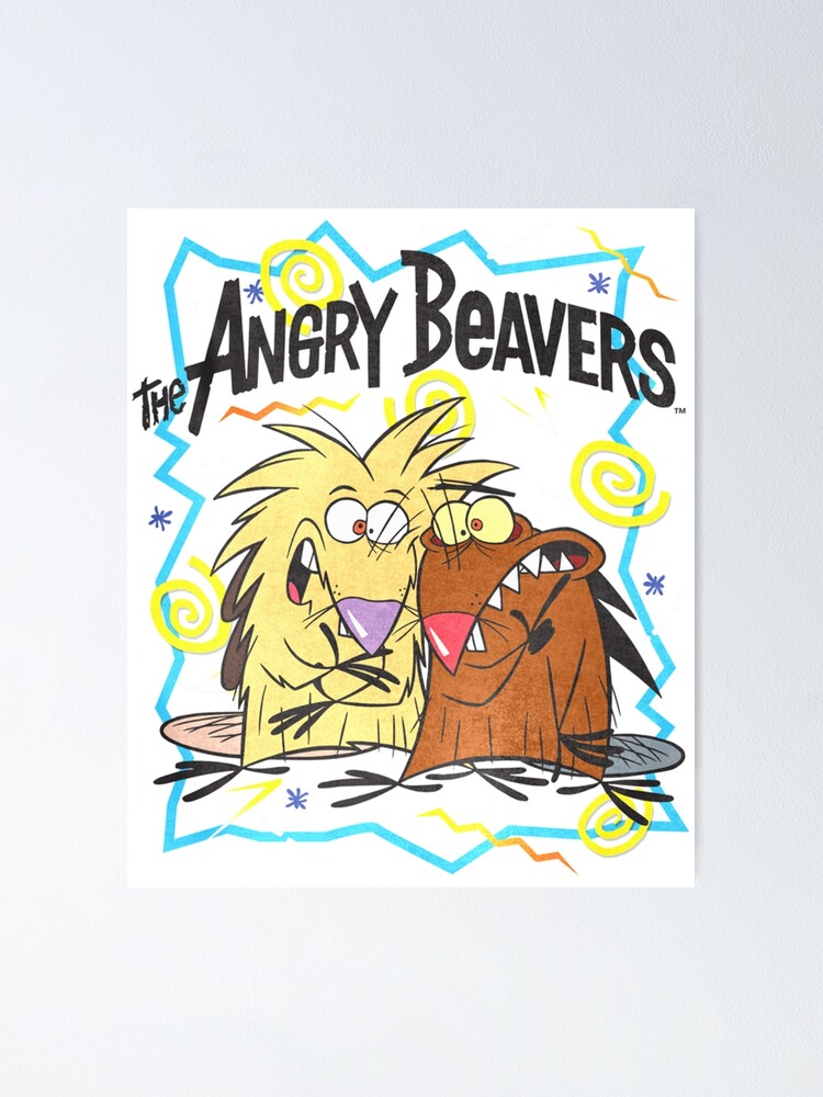 "Angry Beavers Characters " Poster for Sale by Bangkokart | Redbubble