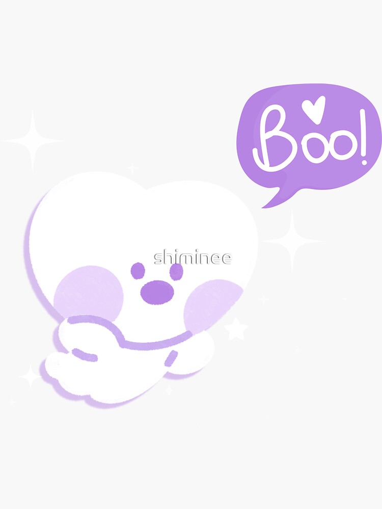 "Halloweeen BT21 Ghost - Cute BTS BT21 Halloween | BTS BT21 minini Cute ...