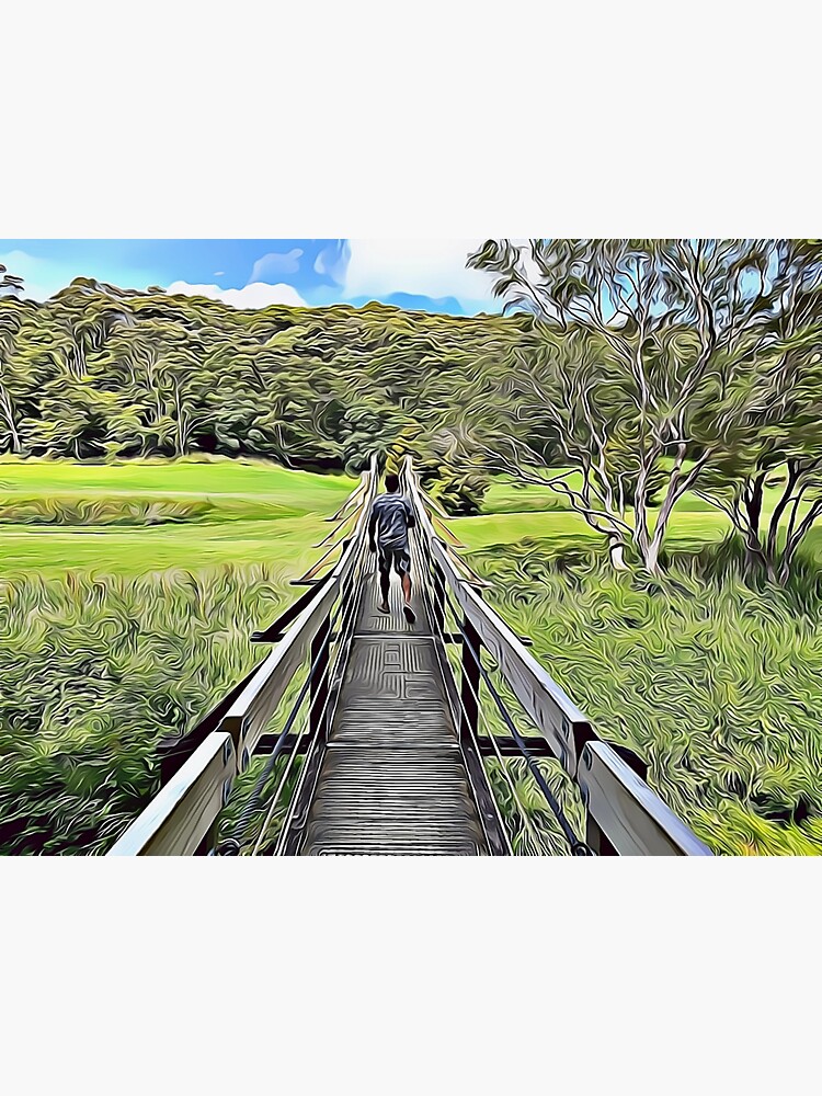 "Alone on Life's path" Sticker for Sale by engelbertd | Redbubble