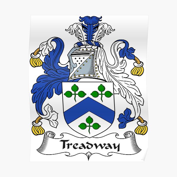 "Treadway" Poster by HaroldHeraldry | Redbubble