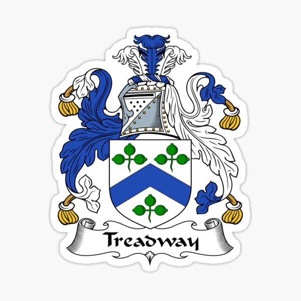 "Treadway" Sticker for Sale by HaroldHeraldry | Redbubble