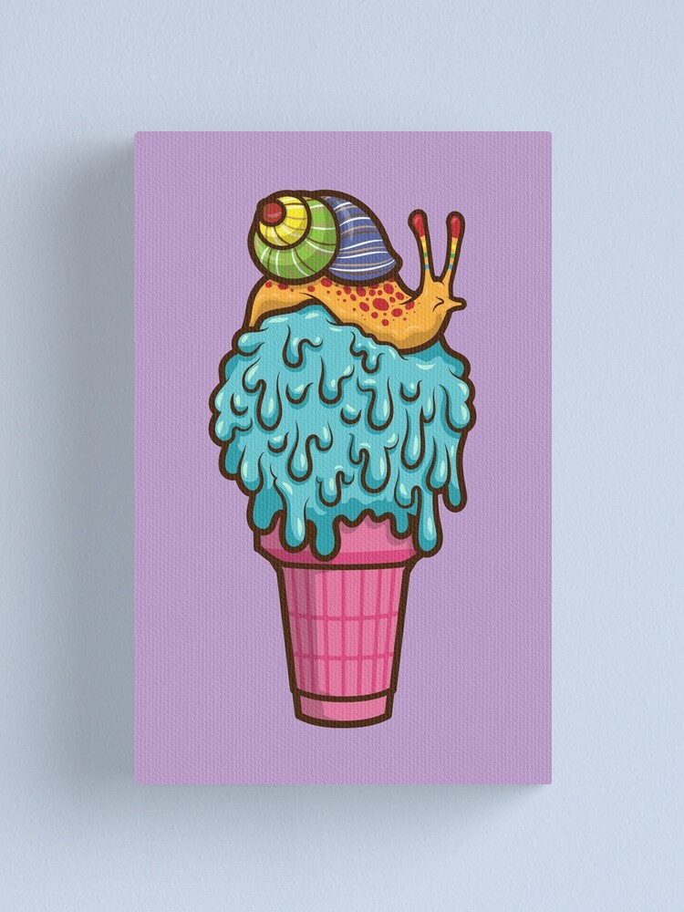 "Crazy Snail Cone" Canvas Print for Sale by Jennifer-Smith | Redbubble