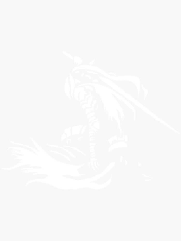 "Artorias of the Abyss (White)" Sticker for Sale by FrenkieDepay ...