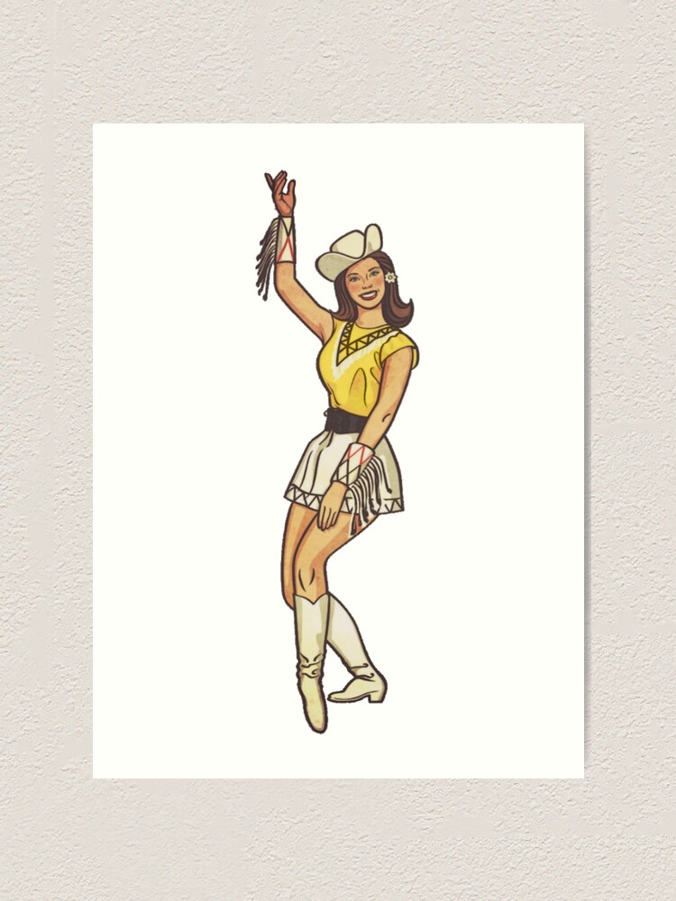 "Apache Belle Vintage Logo" Art Print by codybrenner98 | Redbubble