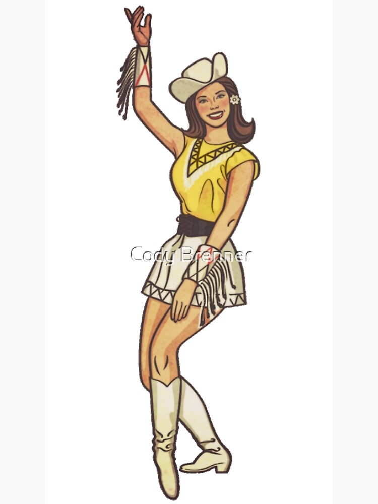 "Apache Belle Vintage Logo" Art Print by codybrenner98 | Redbubble