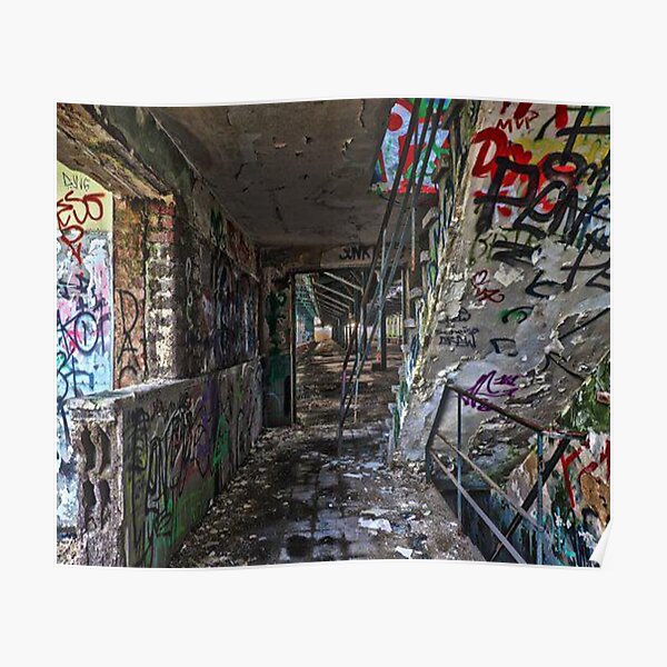 "Destroyed" Poster for Sale by sloganwriter12 | Redbubble