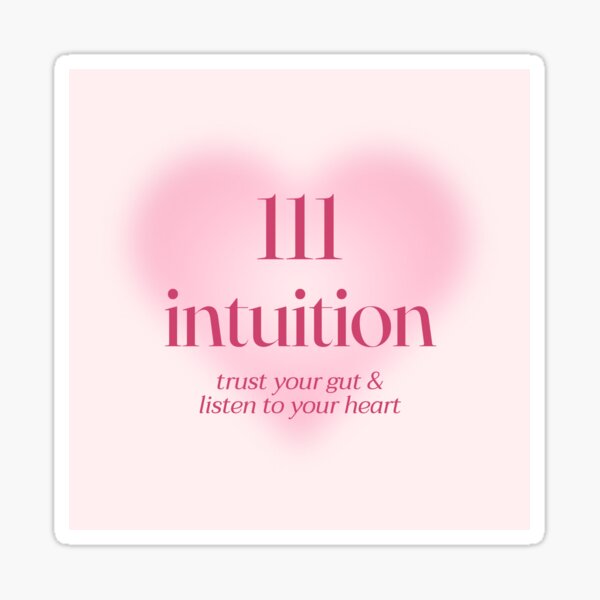 "ANGEL NUMBER 111" Sticker for Sale by AvomilaDesign | Redbubble