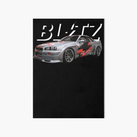 "blitz GT-R R34 V spec II N1 Skyline BNR34 KV2 Athlete Silver R348 ...