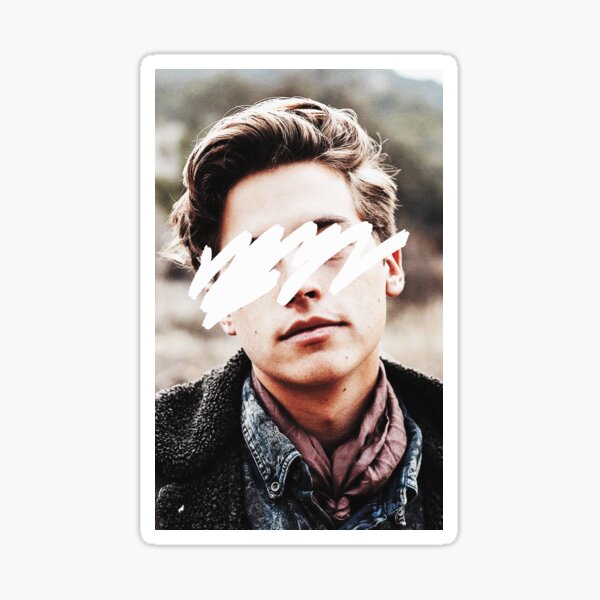 "Cole Sprouse Sticker // aesthetic" Sticker by theredheron | Redbubble