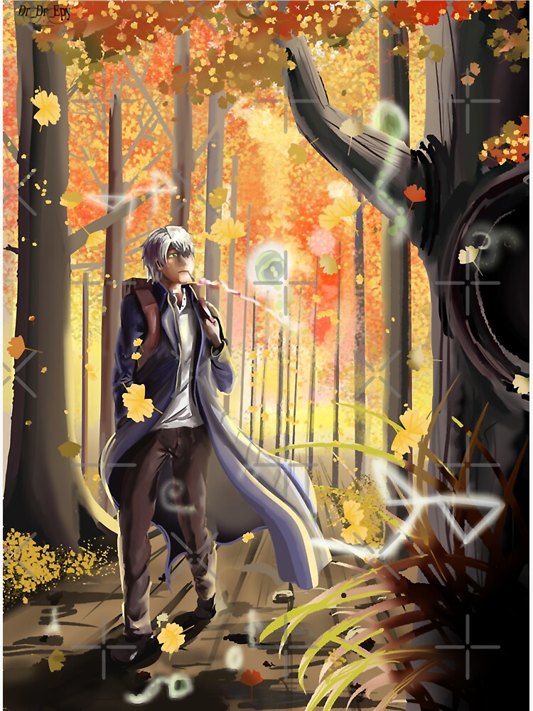 "Living Entity Exists Supernatural Ginko Forest Premium Scoop Graphic ...