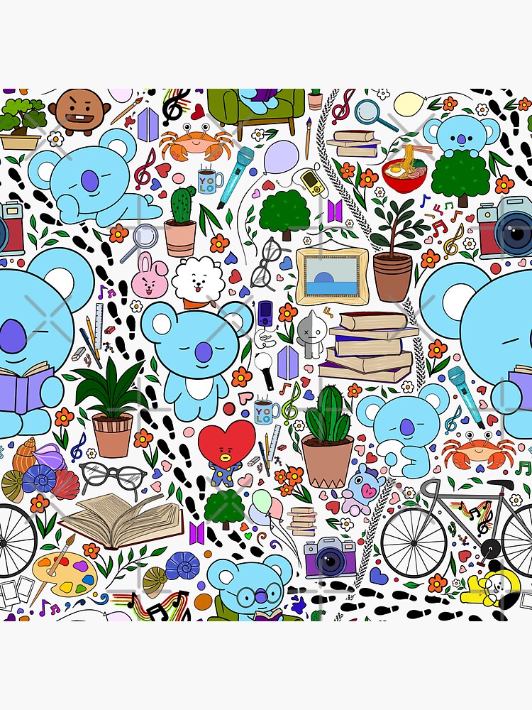 "Namjooning Koya Repeat Pattern, BT21, BTS, Kim Namjoon, RM, Rap ...