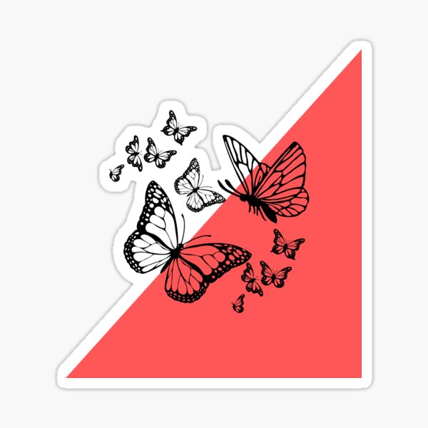 "Butterfly affect" Sticker for Sale by INMIND-MH | Redbubble