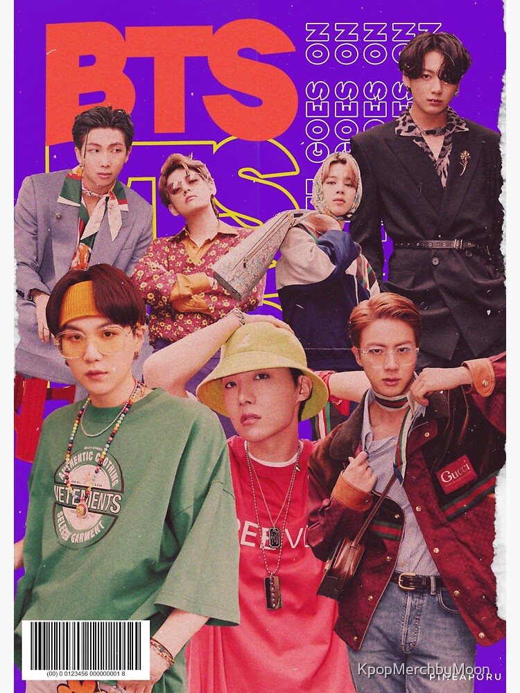 "BTS VINTAGE DYNAMITE ERA" Sticker for Sale by KpopMerchbyMoon | Redbubble