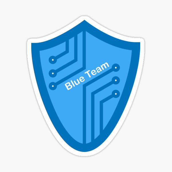 "Cybersecurity Blue Team Shield Circuits" Sticker for Sale by Fsestyle ...