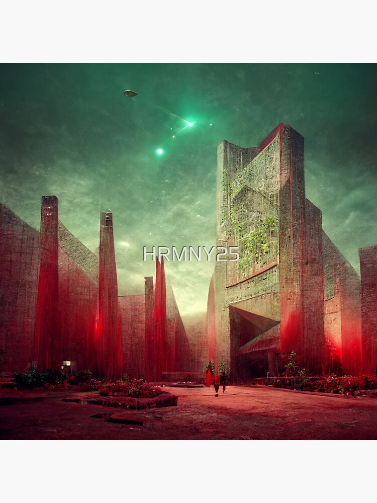 "Fantasy Wonderland Science Fiction Unreal Future Utopia Comic" Sticker ...