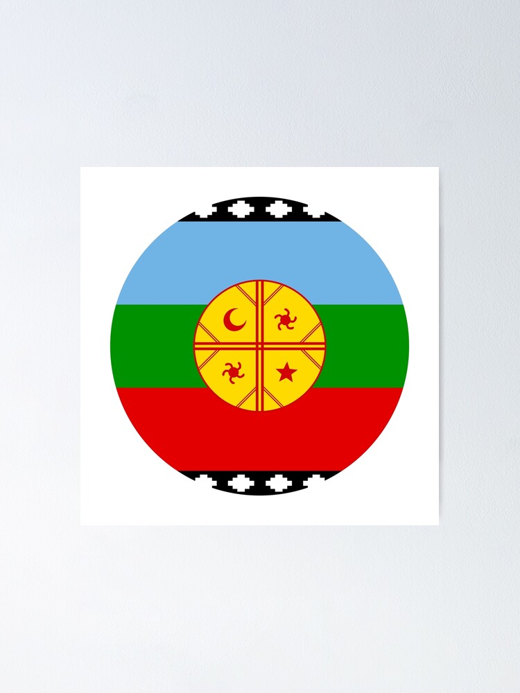 "Mapuche" Poster by all-flags | Redbubble