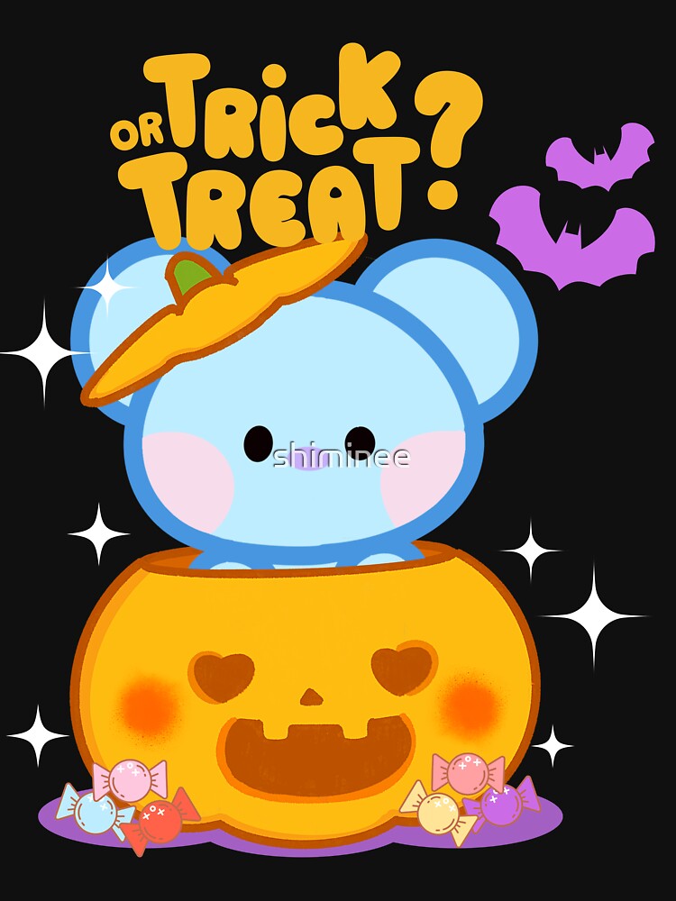 "Halloweeen BT21 Pumpkin - Cute BTS BT21 Halloween Trick or Treat Koya ...