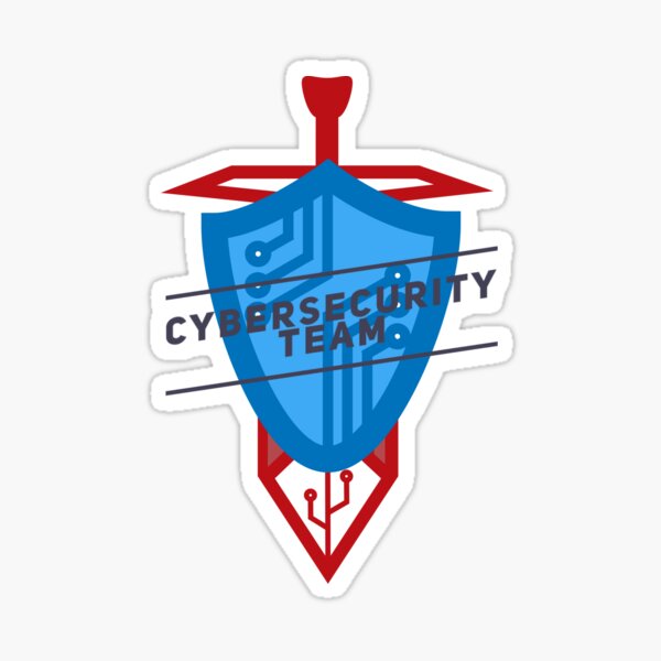 "Cybersecurity Red Blue Team Task Force" Sticker for Sale by Fsestyle ...