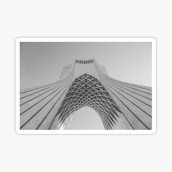 "AZADI TOWER" Sticker for Sale by BE-FOCUS | Redbubble