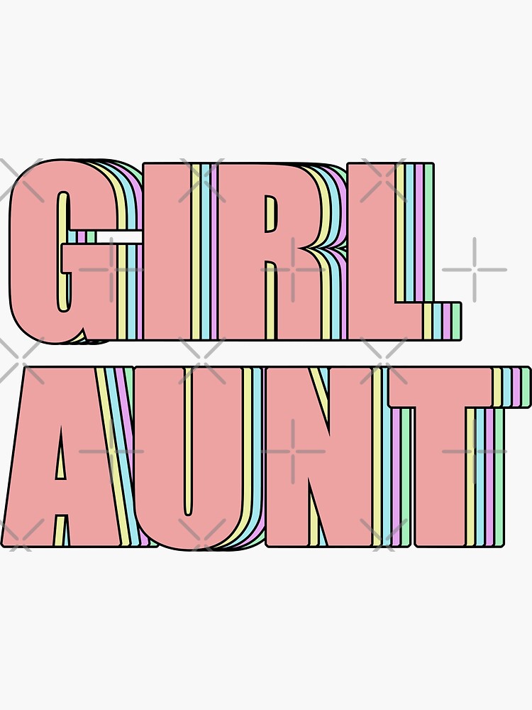 "auntie" Sticker for Sale by JavierShih | Redbubble