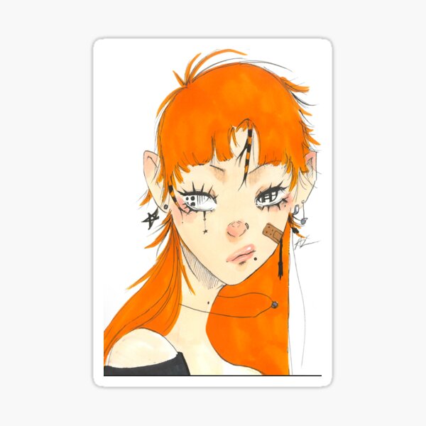 "KANA" Sticker for Sale by EgoartByVans | Redbubble