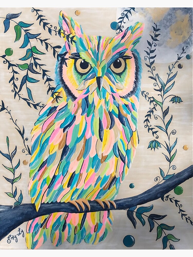 "The Owl Duke" Poster for Sale by Emy-ly-art | Redbubble