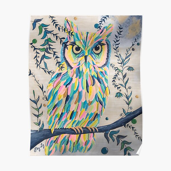 "The Owl Duke" Poster for Sale by Emy-ly-art | Redbubble