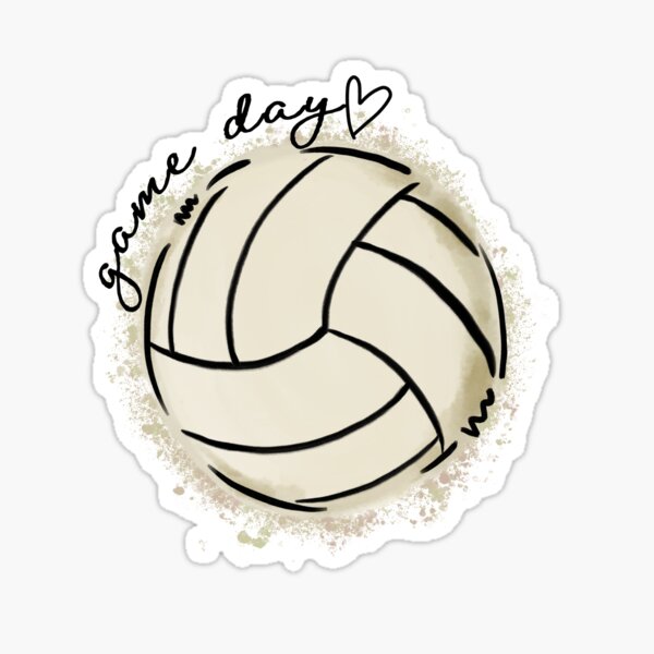 "volleyball" Sticker for Sale by JavierShih | Redbubble
