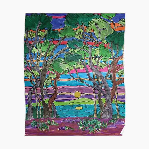 "Camp Colors" Poster for Sale by SethBondPerry | Redbubble