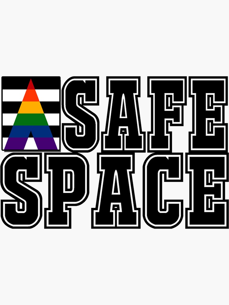 "LGBTQ Safe Space Ally Flag s , Mugs, T Shirts and more " Sticker for ...