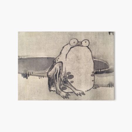 Lámina rígida «Ito Jakuchu Frog Woodblock art 菜蟲譜 Sai Chu-fu (Verduras ...