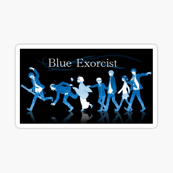 "blue exorcist" Sticker by Black-Tsubasa | Redbubble