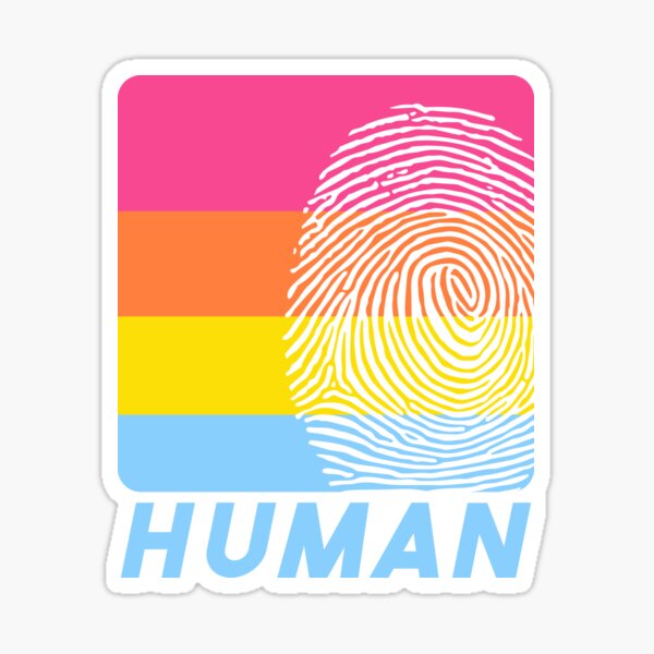 "human fingerprint" Sticker for Sale by vonDean | Redbubble