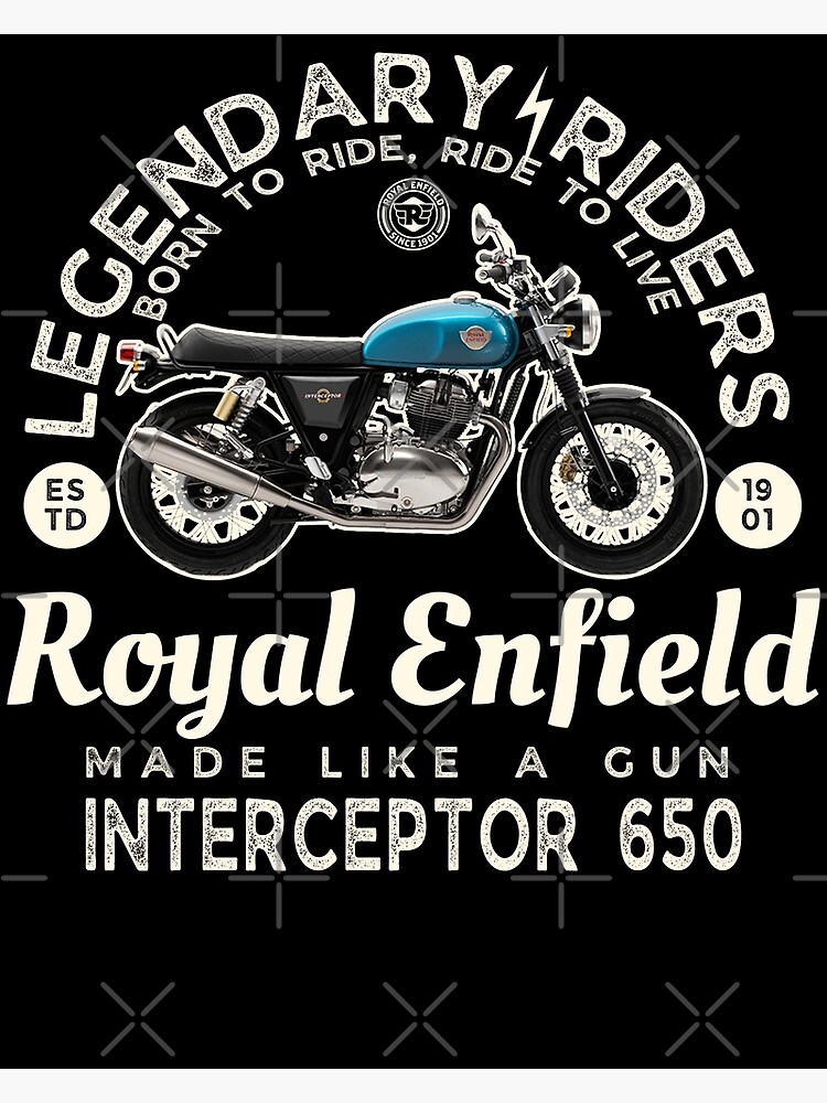 "Graphical Designs of Royal enfield Interceptor 650" Poster for Sale by ...