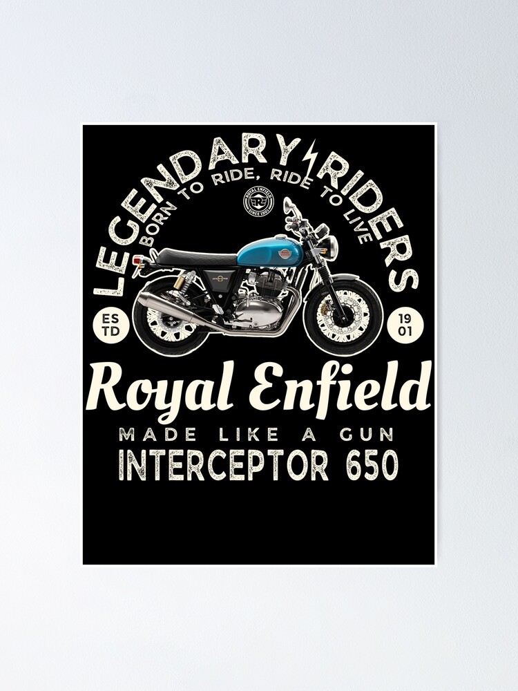 "Graphical Designs of Royal enfield Interceptor 650" Poster for Sale by ...