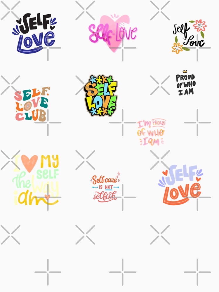 "Self Love Sticker Pack | Self Love | Self Love Quotes | Cute Self Love ...