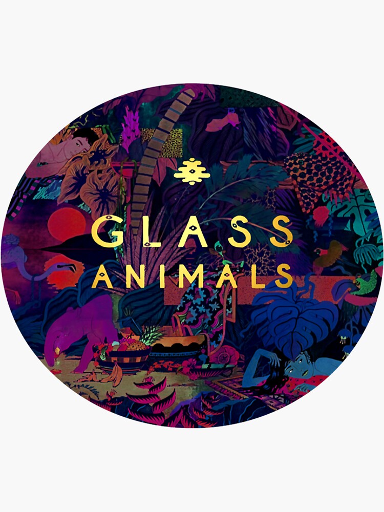 "Glass Animals Merch Glass Animals Tee Hoodie" Sticker for Sale by ...