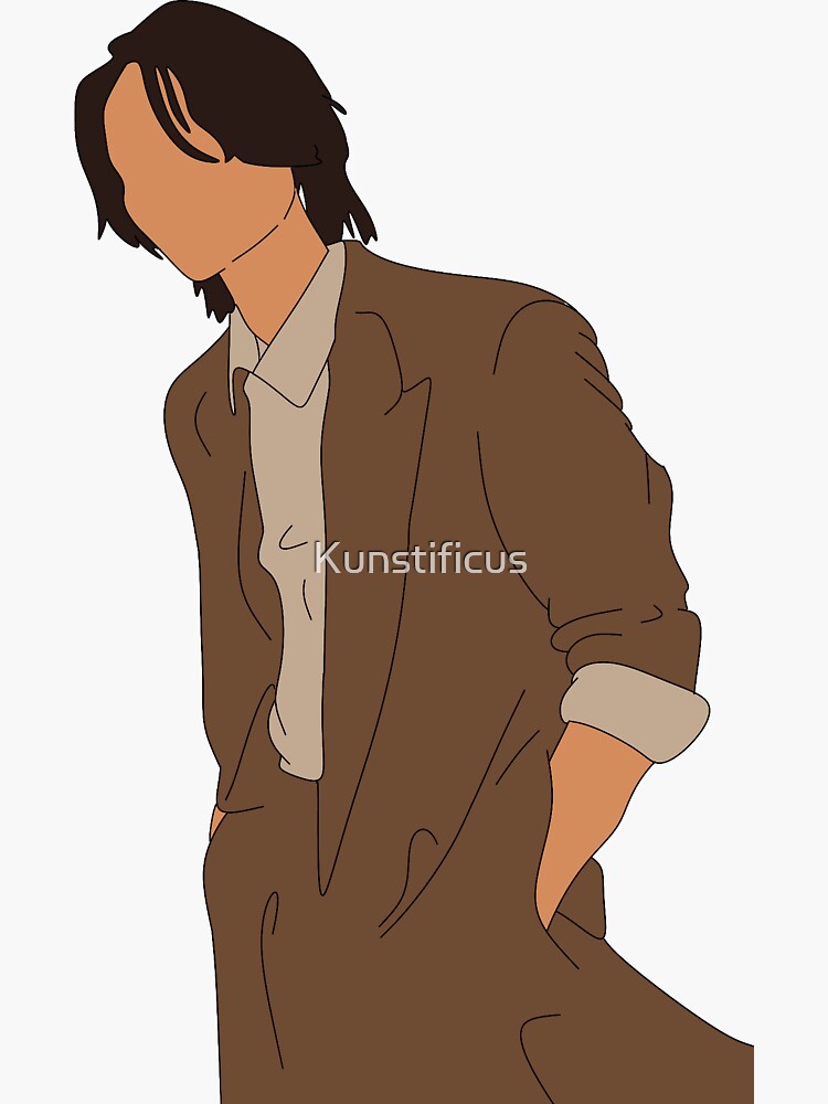 "Jeff satur" Sticker for Sale by Kunstificus | Redbubble
