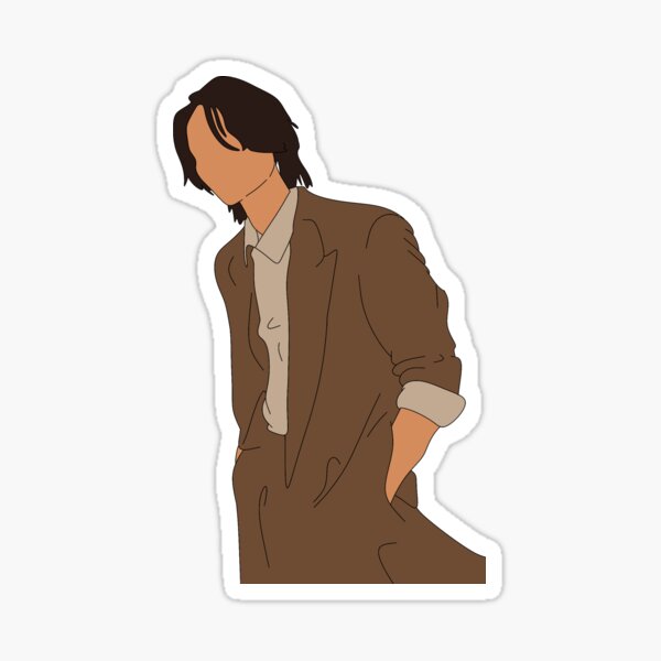 "Jeff satur" Sticker for Sale by Kunstificus | Redbubble