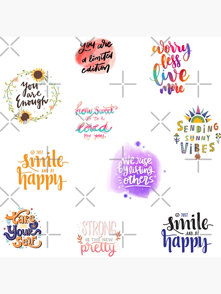 "Self Love Sticker Pack | Self Love | Self Love Quotes | Cute Self Love ...