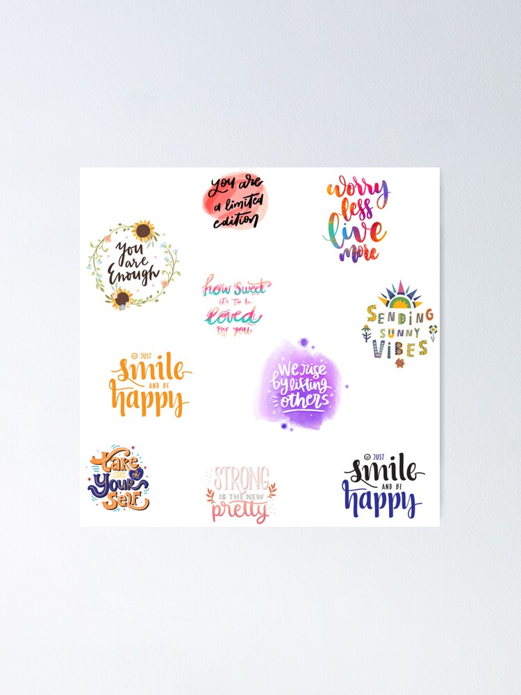"Self Love Sticker Pack | Self Love | Self Love Quotes | Cute Self Love ...