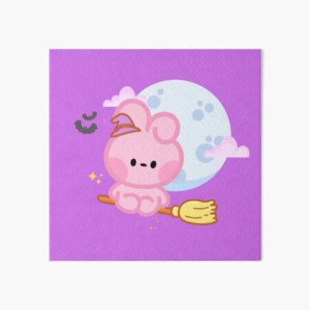 "Halloweeen BT21 - Cute BTS BT21 Character Minini Cooky Halloween Witch ...